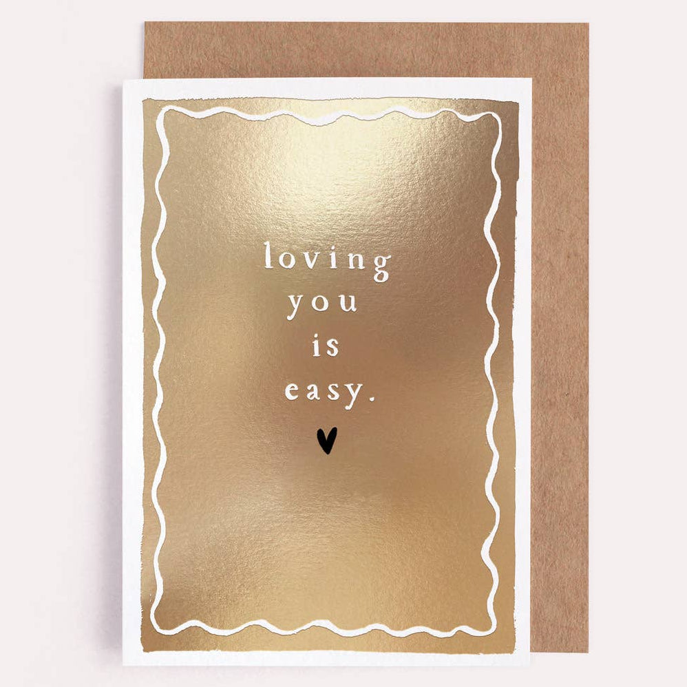 Loving You Is Easy Card | Valentine’s Card | Valentine’s Day | Freshie ...
