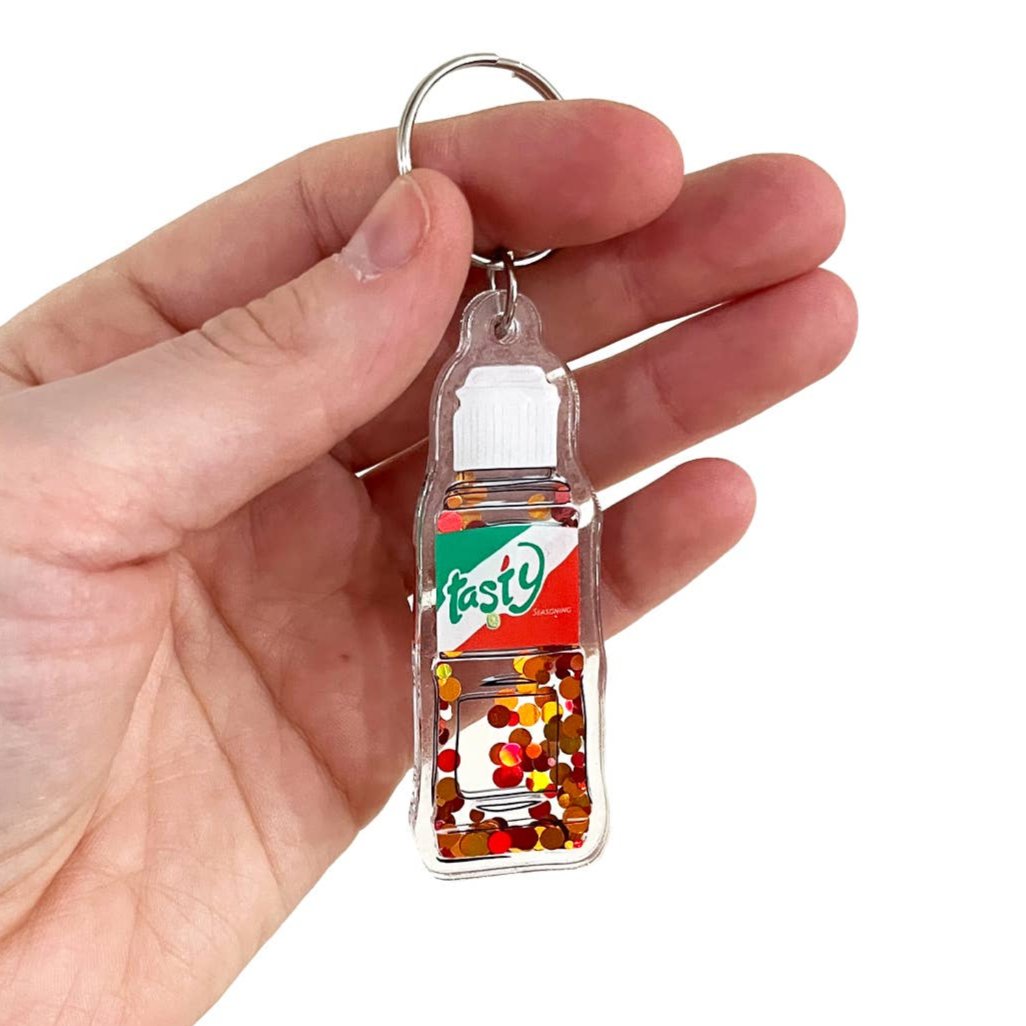Tajin Seasoning Glitter Keychain | Freshie & Zero