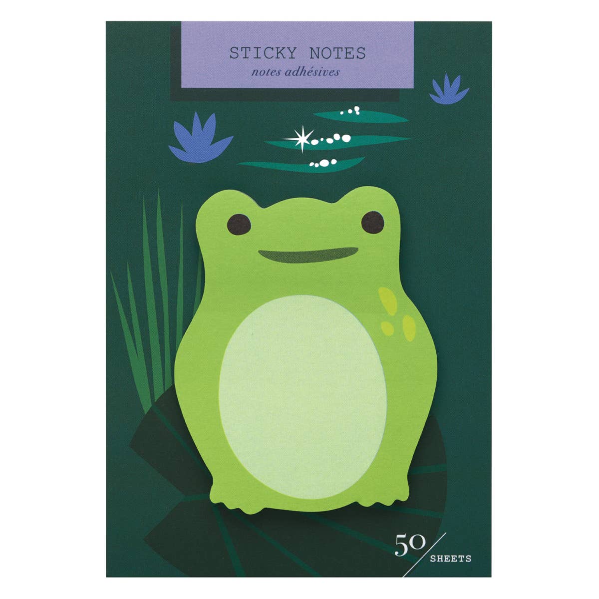 Frog Die Cut Sticky Notes | Freshie & Zero