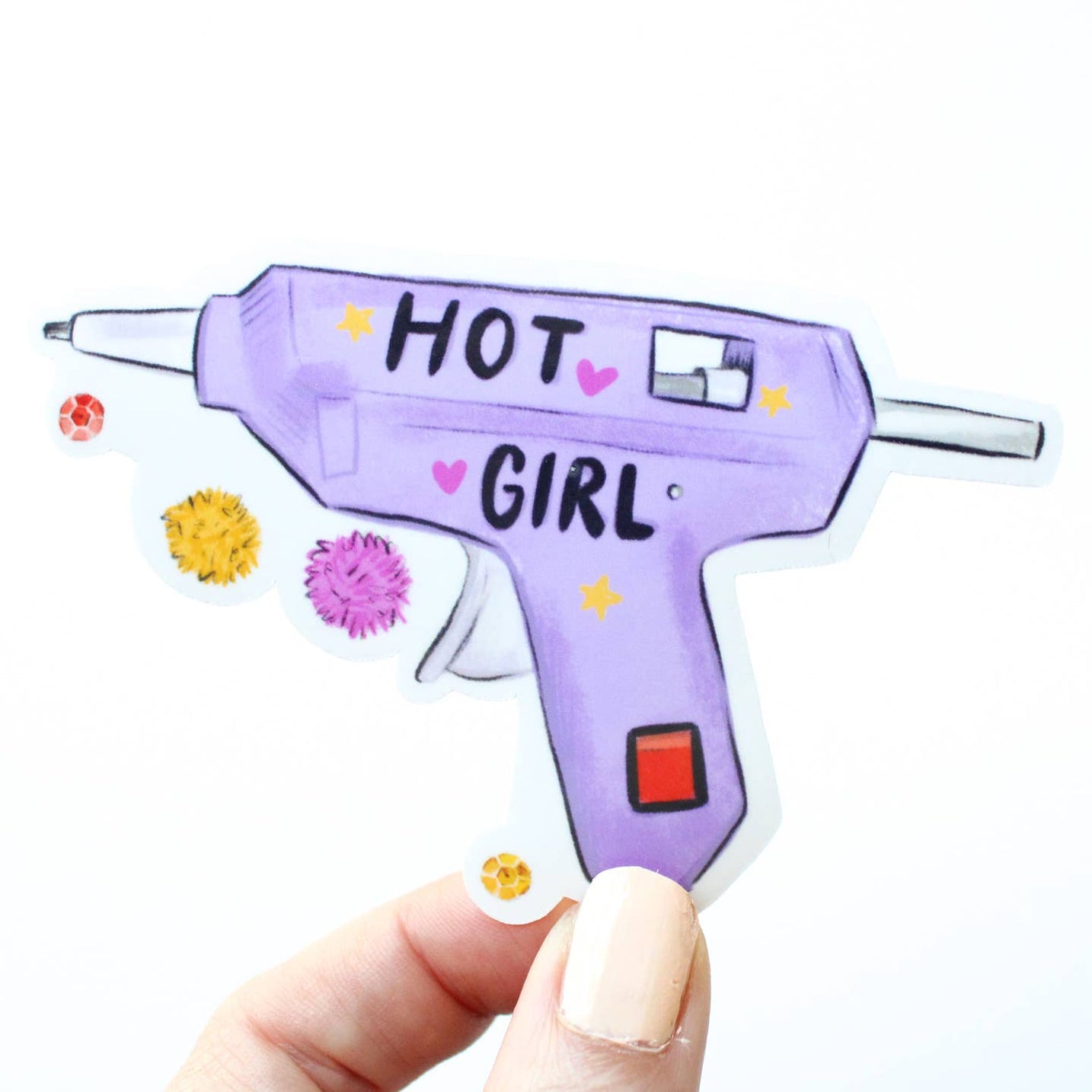 Hot Girl Craft Vinyl Sticker– Freshie & Zero