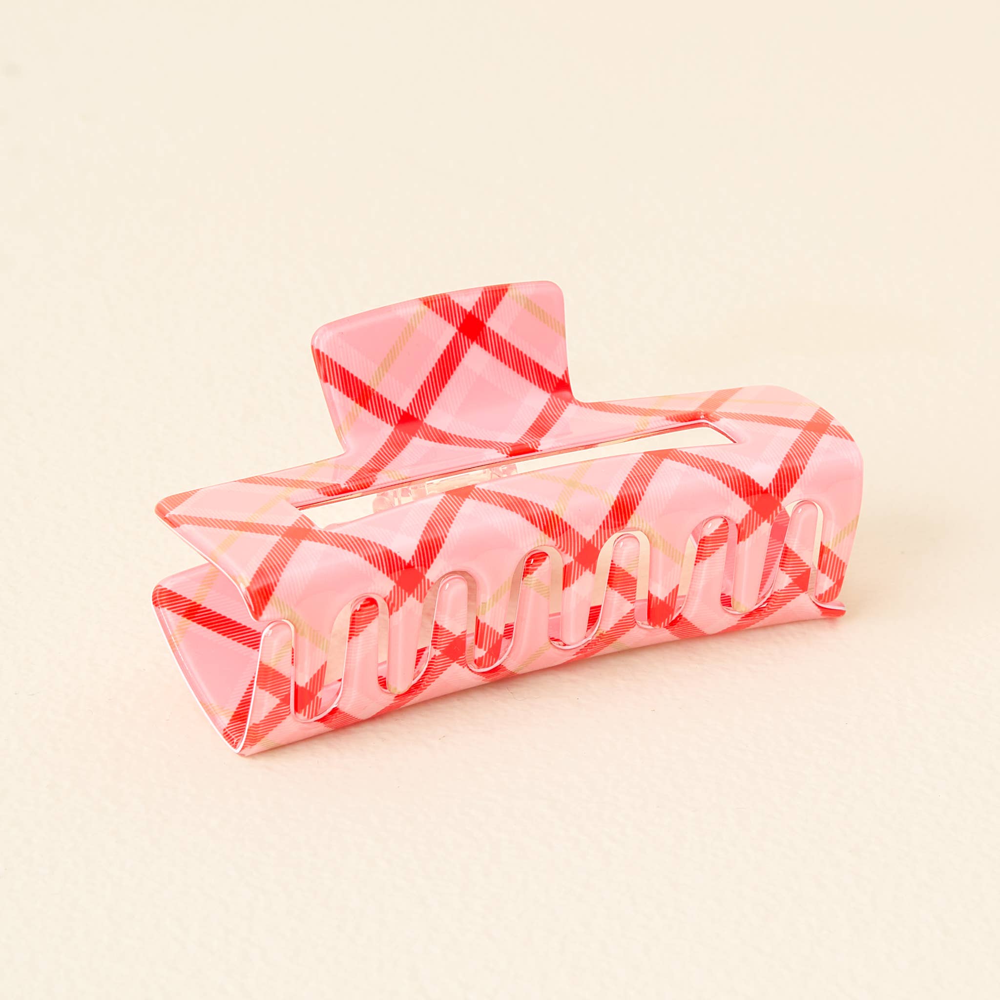 Festive Plaid Claw Clip | Freshie & Zero