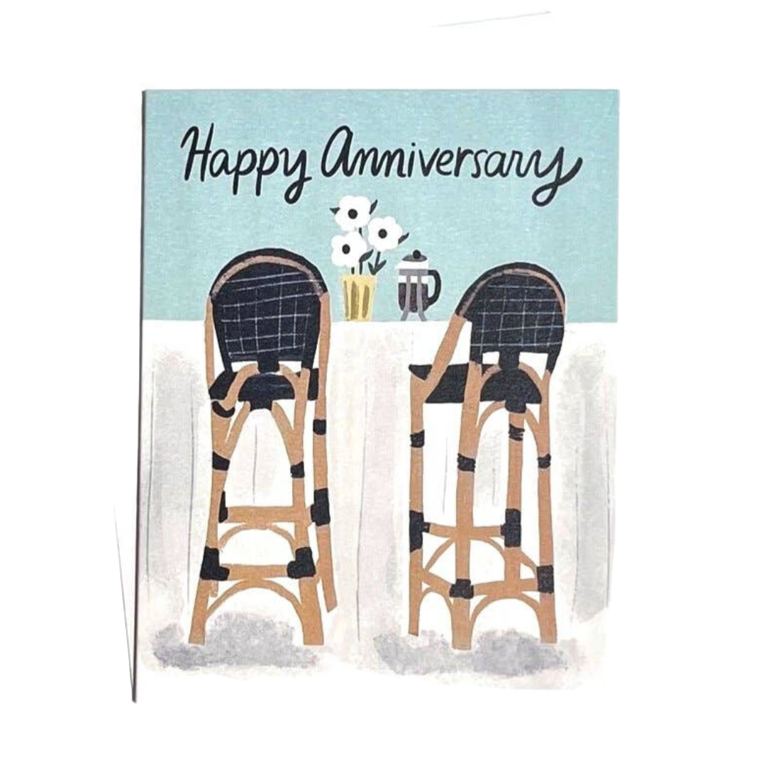 Happy Anniversary Cafe Greeting Card | Freshie & Zero