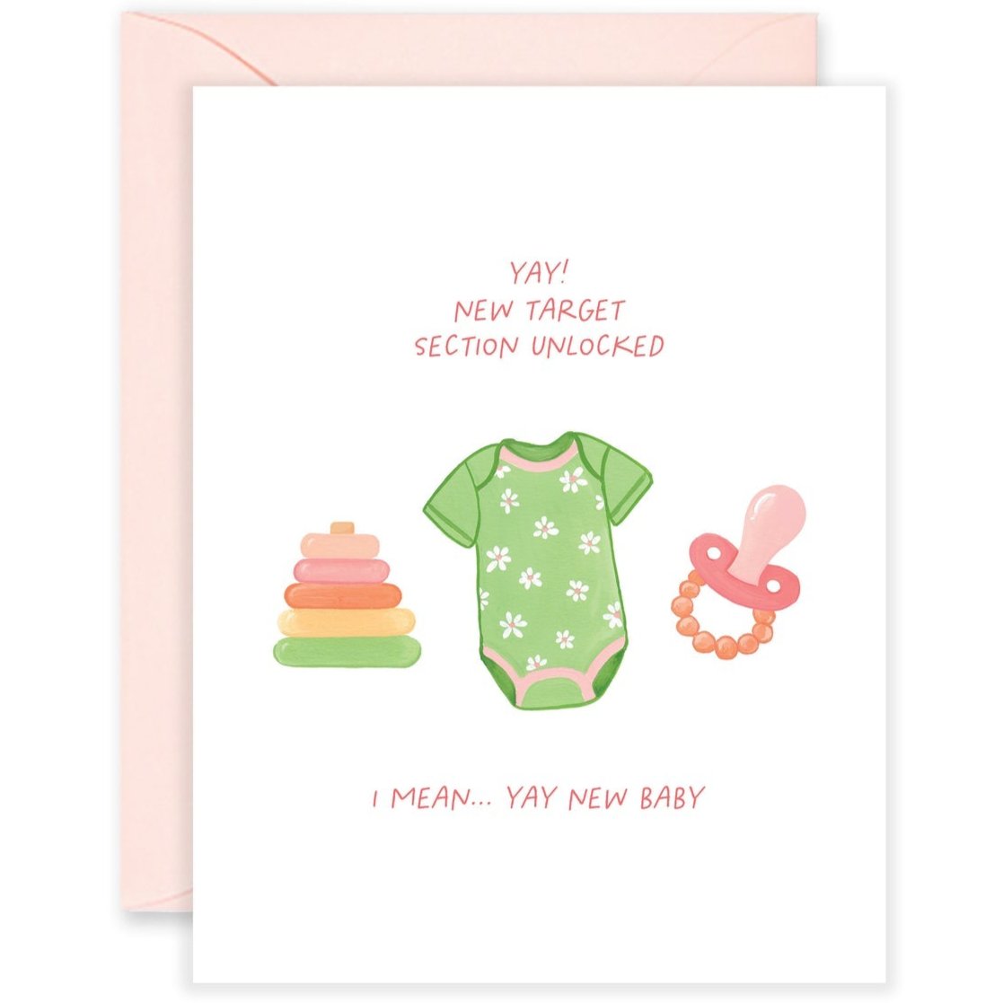 Welcome Baby Card: Target Baby Section Unlocked | Freshie & Zero