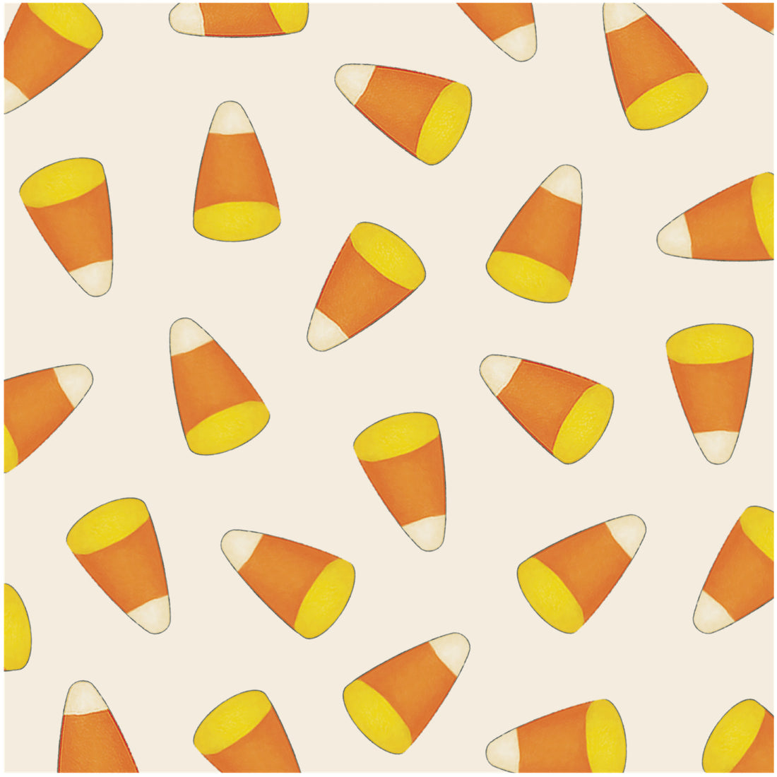 Candy Corn Paper Cocktail Napkins | Freshie & Zero