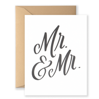 Mr. & Mr. Wedding Card | Freshie & Zero