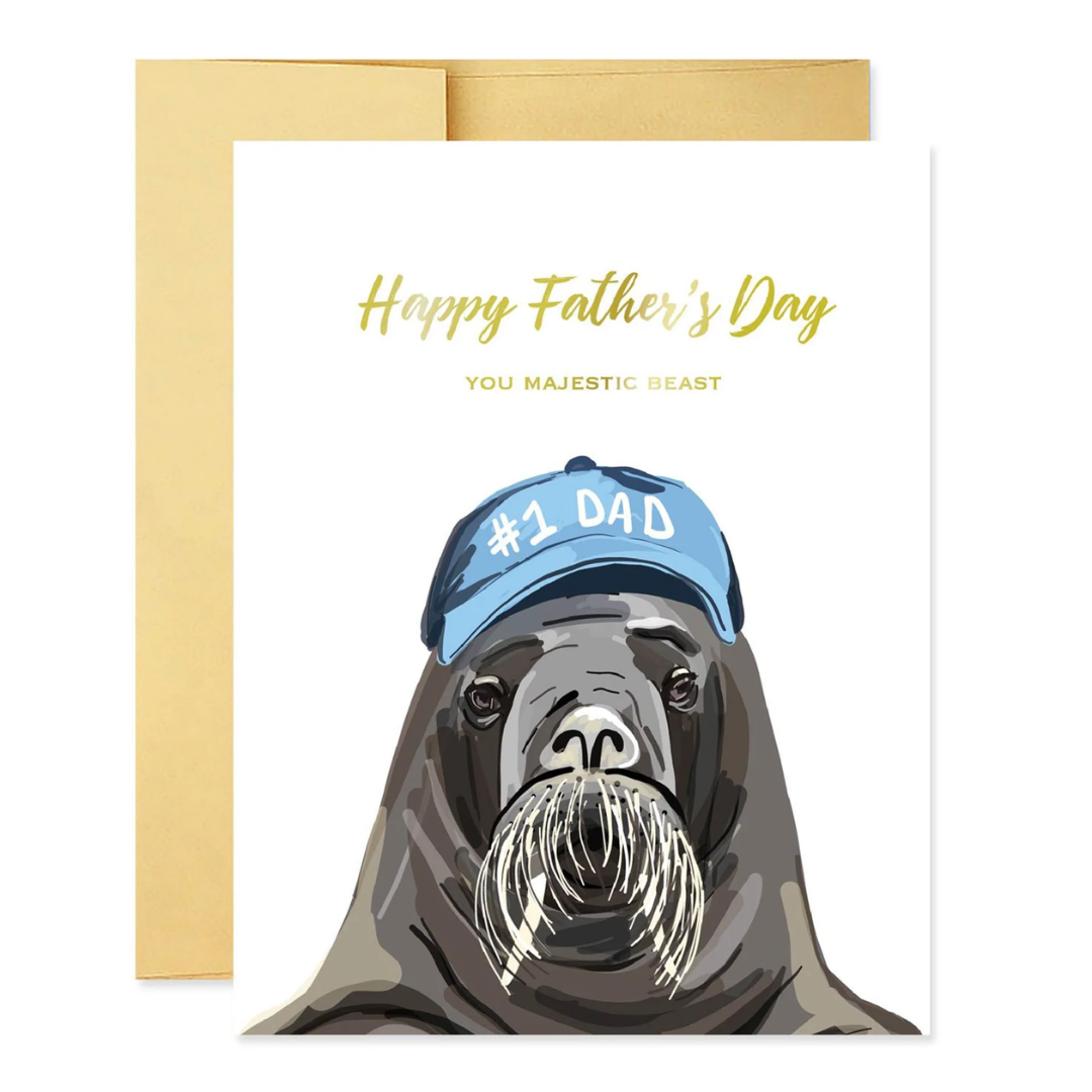 Majestic Beast Father's Day Card | Freshie & Zero