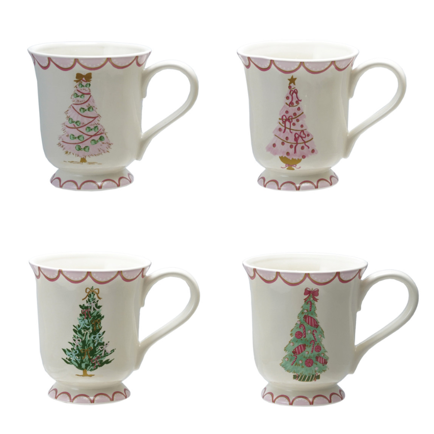 Cottage Core Christmas Tree Mug | 4 Styles | Freshie & Zero