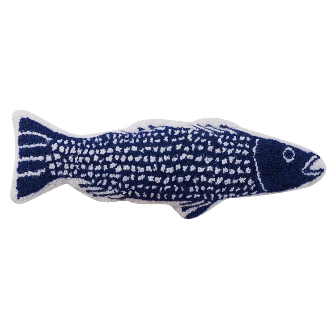 Blue Fish Shaped Hook Pillow | Freshie & Zero