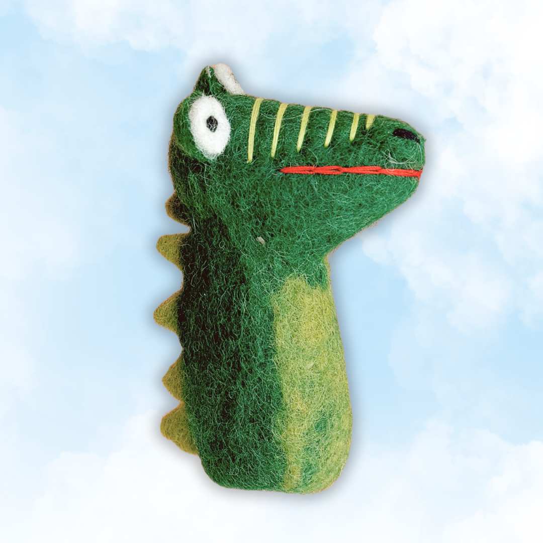 Alligator Finger Puppet | Freshie & Zero