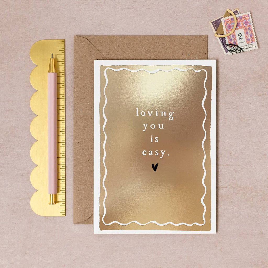 Loving You Is Easy Card | Valentine’s Card | Valentine’s Day | Freshie ...