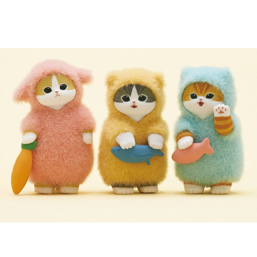 Fuzzy Pajama Cats Blind Box | Freshie & Zero