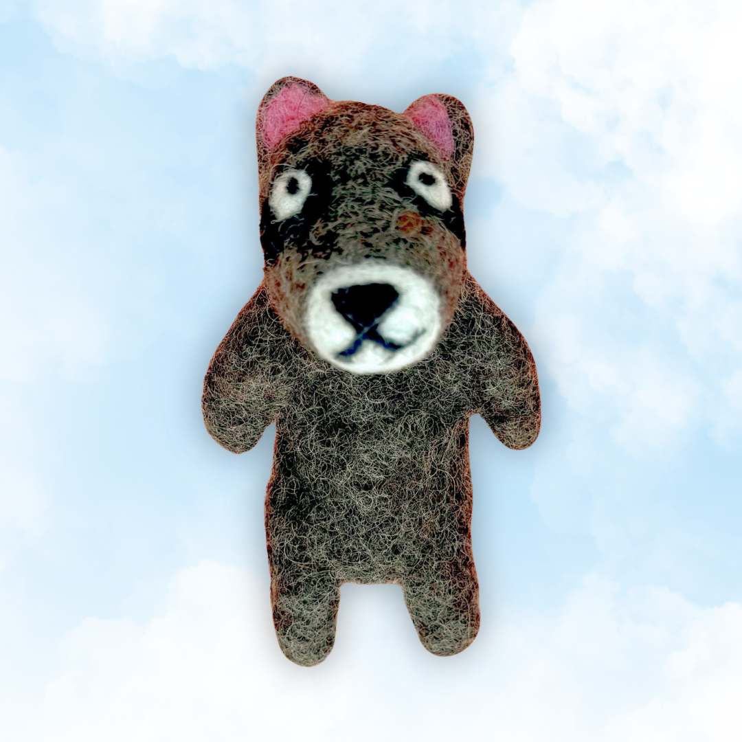 Raccoon Finger Puppet | Freshie & Zero