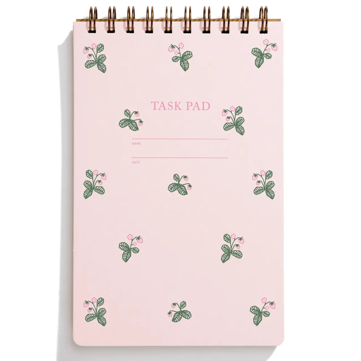 Task Pad Notebook by Shorthand Press: Strawberries | Freshie & Zero